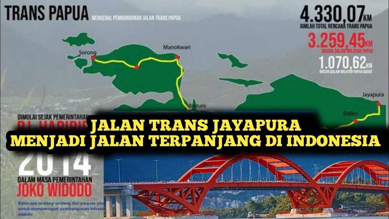 JALAN TRANS PAPUA JADI JALAN TERPANJANG DI INDONESIA! - YouTube
