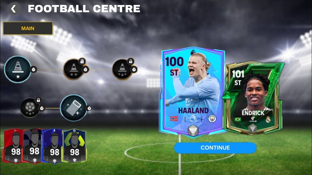 FOOTBALL CENTRE EVENT IN FC MOBILE! FREE HAALAND, NEW ENDRICK CARD ...