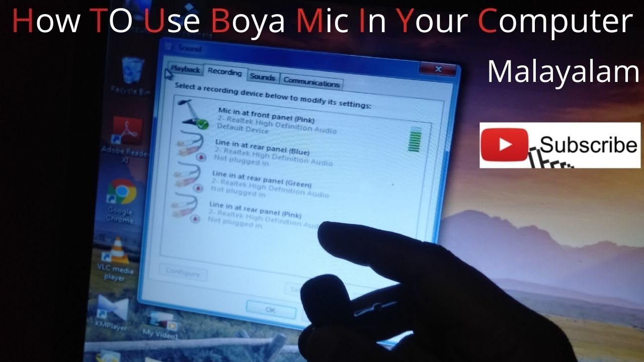 How To Fix And Set Up Your Microphone Computer PC - YouTube