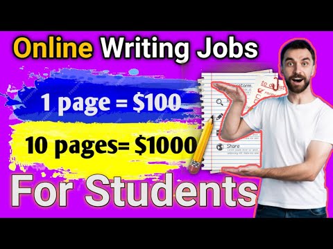 Online writing jobs from home | Assignment writing jobs from home ...
