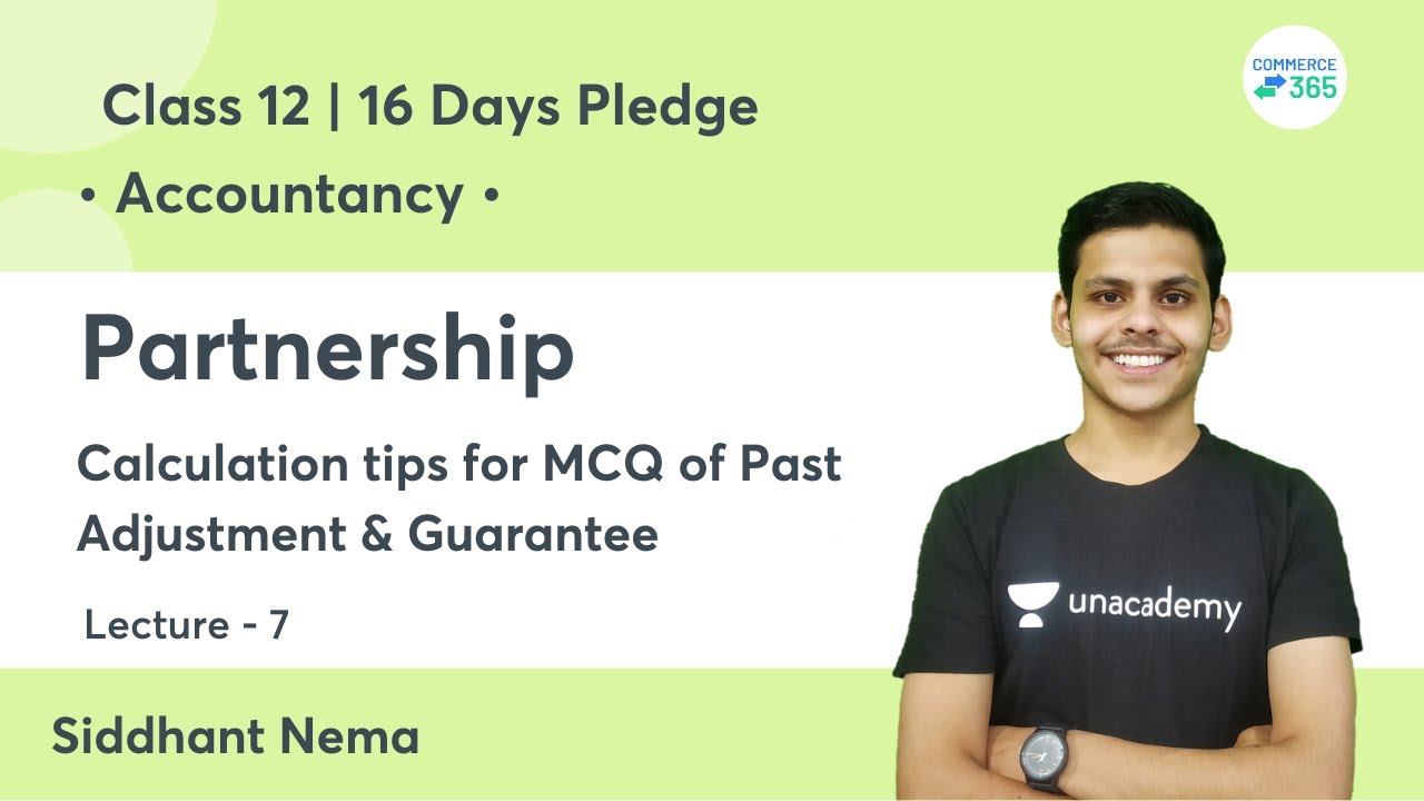16 Days Pledge | Day 7 | Partnership | Accounts | Class 12 | Commerce ...