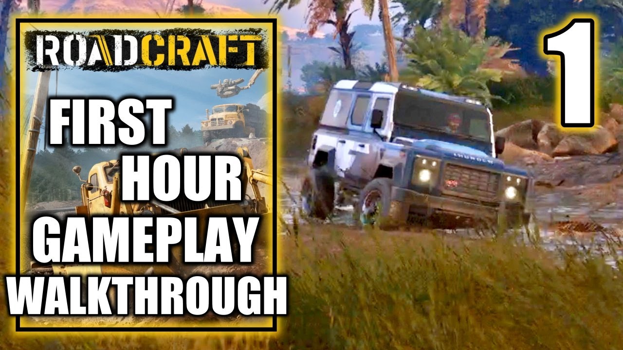Roadcraft - Precipice Map 100% - First Hour & a Half - Gameplay Walkthrough Part 1 - YouTube