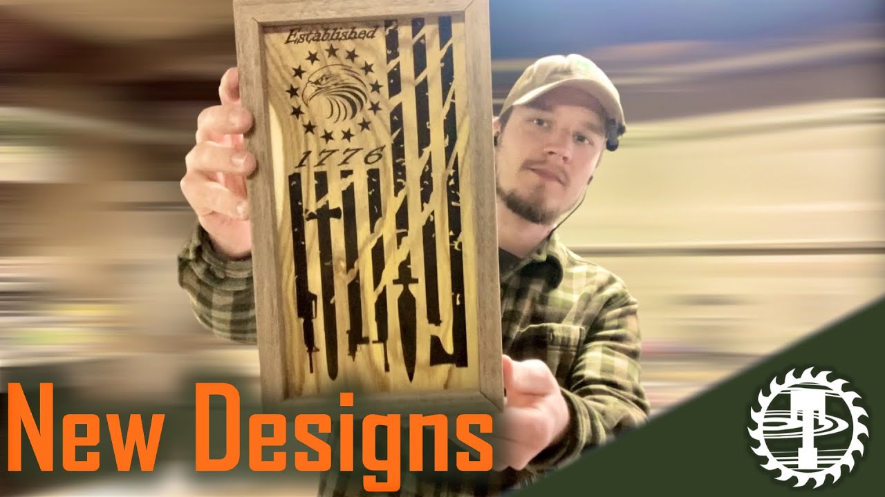 Engraving & Framing New Patriotic Decor Designs - YouTube