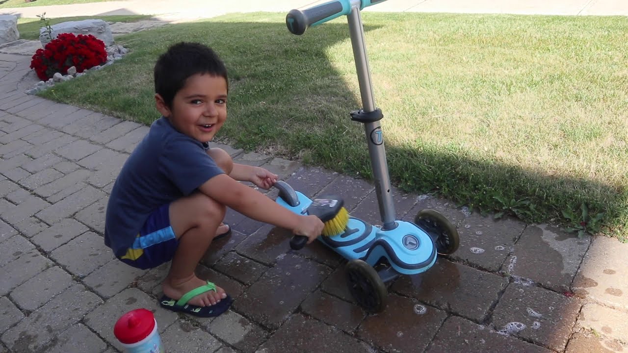 🛴Washing my scooter🛴 - YouTube