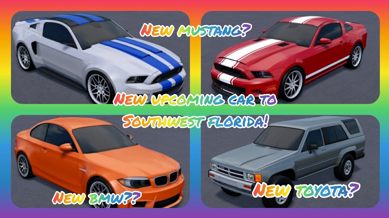 MORE NEW MUSTANG, BMW AND MORE!!! - Roblox Southwest Florida Trello ...