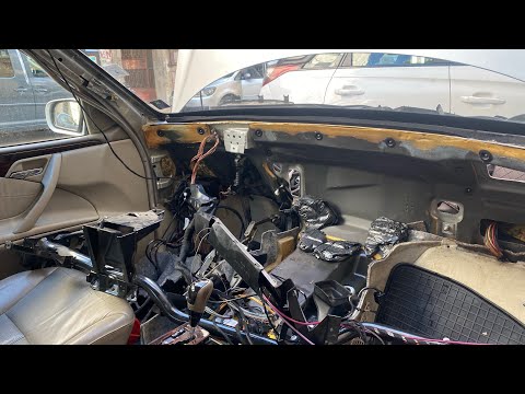 MERCEDES W210 - Heater radiator replacement