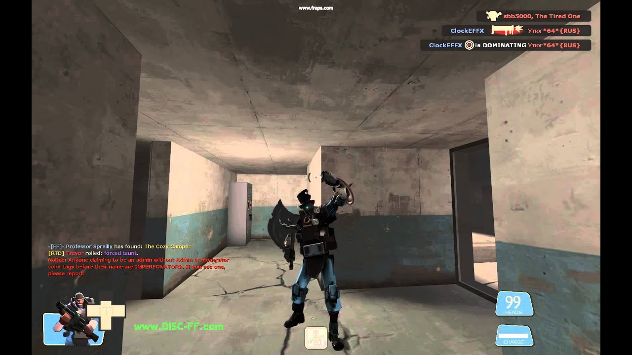 Team Fortress 2 - Demoman Robot Taunt (Melee) - YouTube