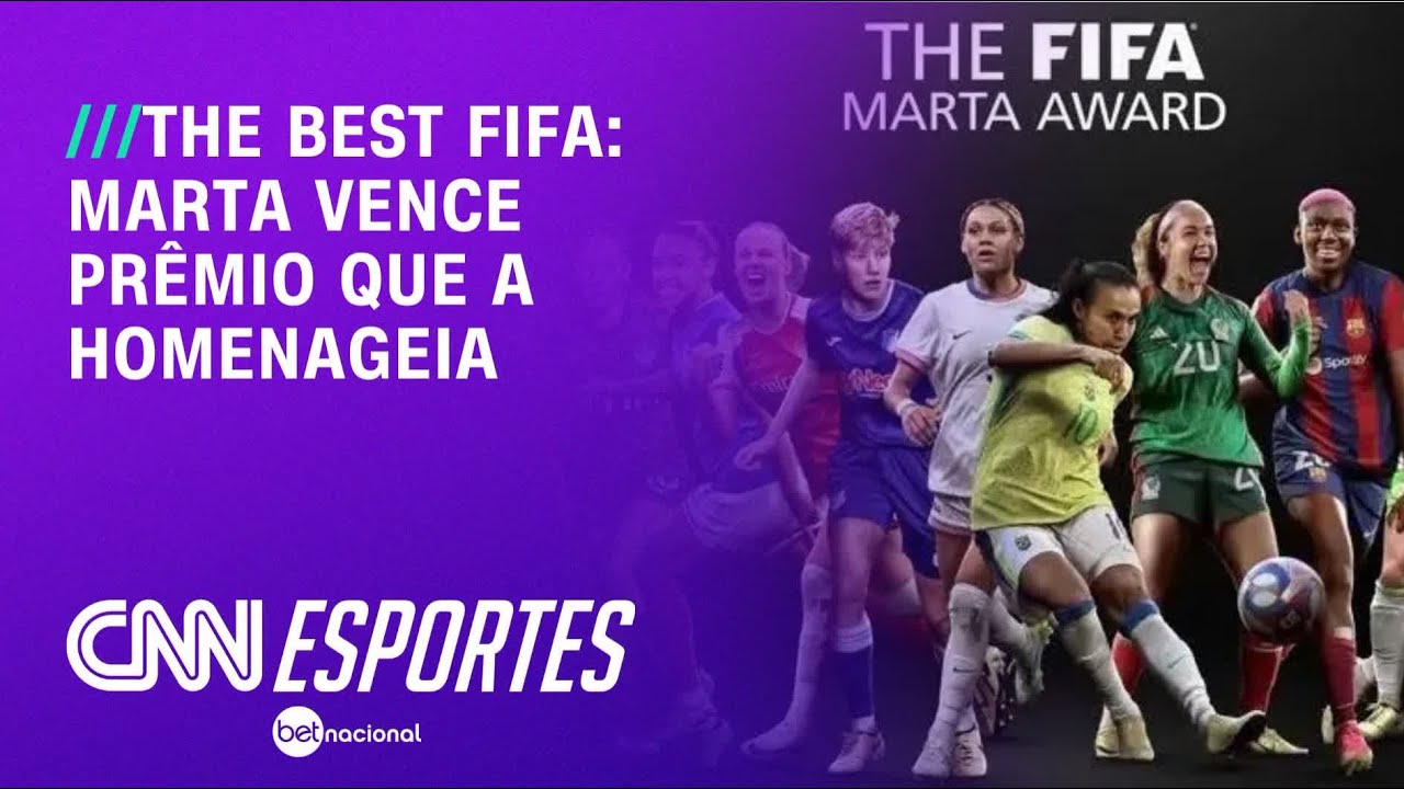 The Best Fifa: Marta vence prêmio que a homenageia | CNN PRIME TIME ...