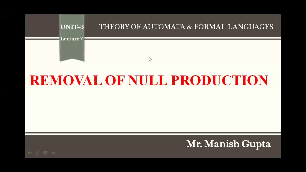 3.6 Removal of Null Production - YouTube