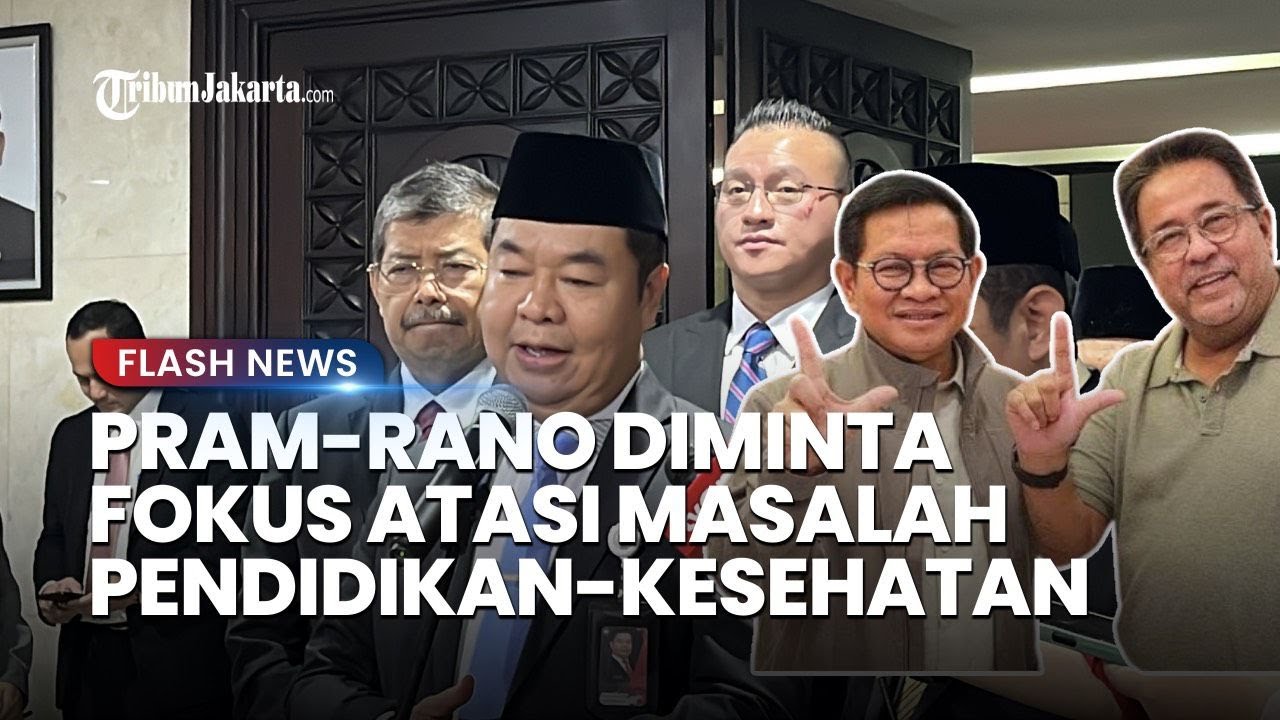 Pj Teguh Minta Masalah Pendidikan dan Kesehatan Jadi Fokus Utama Pram-Rano - YouTube
