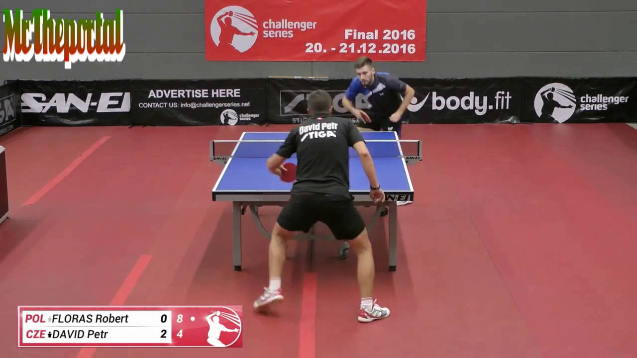 Table Tennis Challenger Series 2016 - Petr David Vs Robert Floras ...