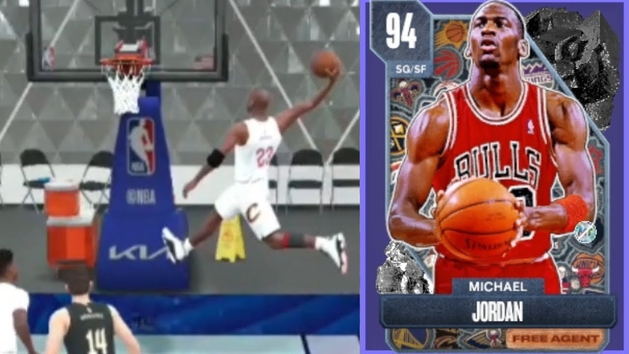 NBA 2K24 MyTeam | MICHAEL JORDAN FREE AGENT CARD!!! - YouTube
