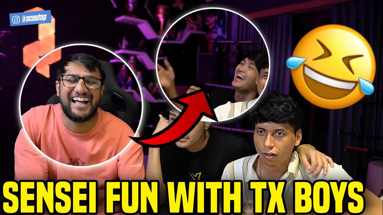 TX BOYS FUN STREAM FT.SENSEI 🤣🤣 - YouTube