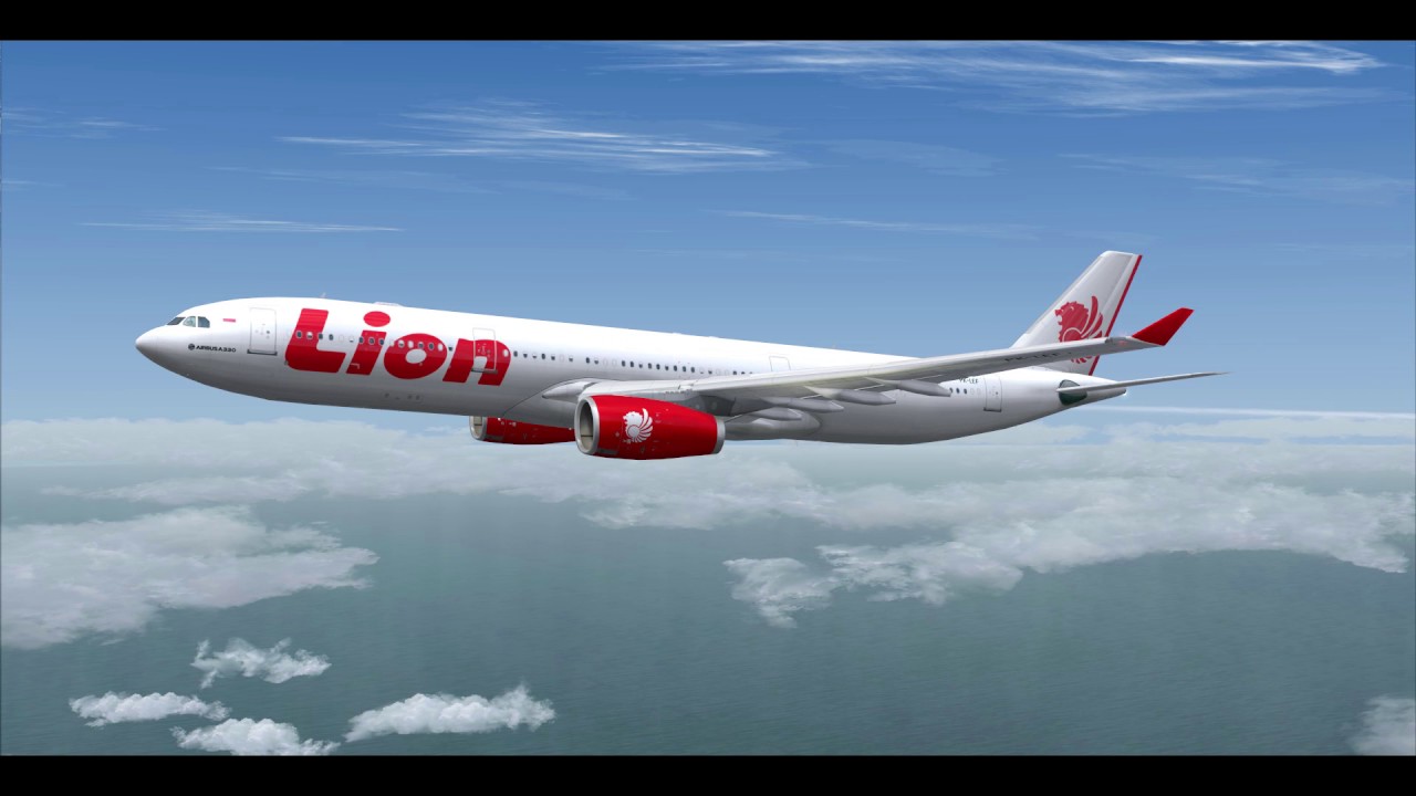 Lion Air JT110 A330-300 PK-LEF Jakarta (CGK) - Jeddah (JED) - YouTube
