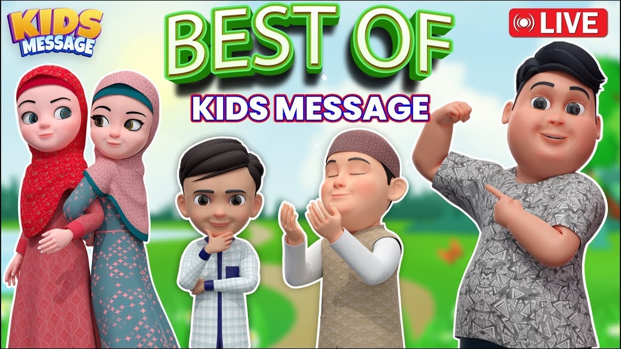 🛑LIVE Kids Message | Amazing Islamic Cartoon Series For Kids | # ...