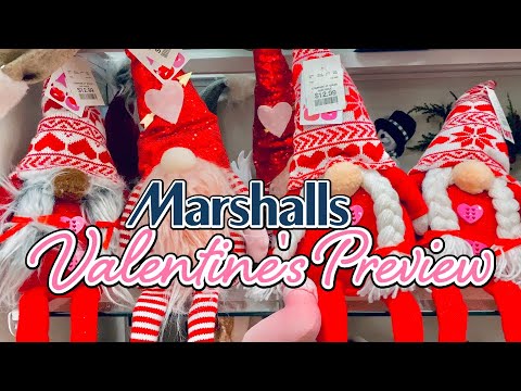 VALENTINE'S 2023 DECOR PREVIEW AT MARSHALLS | Shop With Me for Valentine's Day Decorations - YouTube