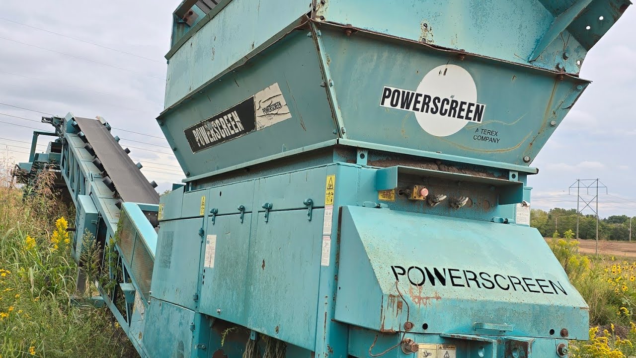2008 Powerscreen MK11 Mobile Screening Plant - YouTube