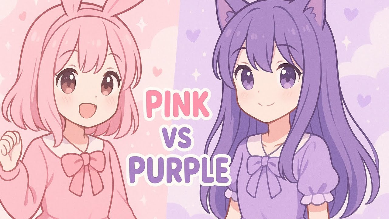 Pink 💖 vs purple 💜 | Choose yours - YouTube