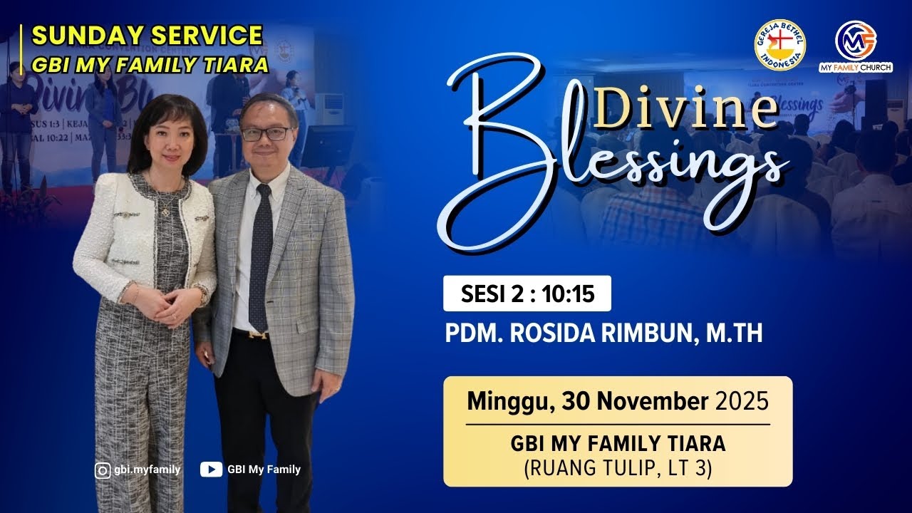 Ibadah Raya GBI Tiara | SESI 2 | 30 November 2025 | Pdm. Rosida Rimbun ...