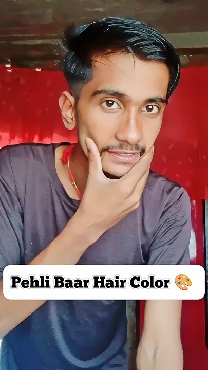 Pehli Baar Hair Color Kiya 🎨💇‍♂️|| DAY41|| #rjnvloger11 #vlogs #minivlog #hair_color - YouTube