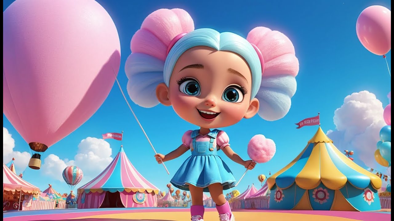 Cotton Candy, Sweet and Light Delight | Fun Candy Song for Kids | Sweet ...