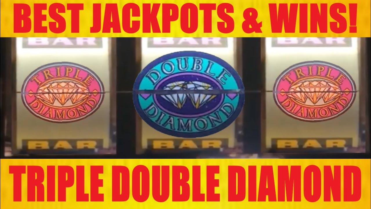 Nothing but JACKPOTS and BIG WINS on Triple Double Diamond! High Limit ...