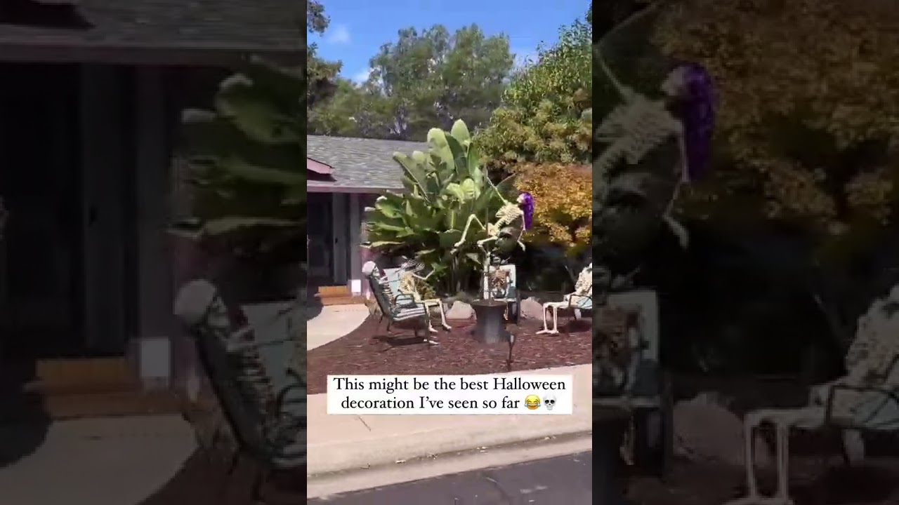 Pole Dancing Stripper Skeleton Halloween Decoration 😂 #shorts - YouTube