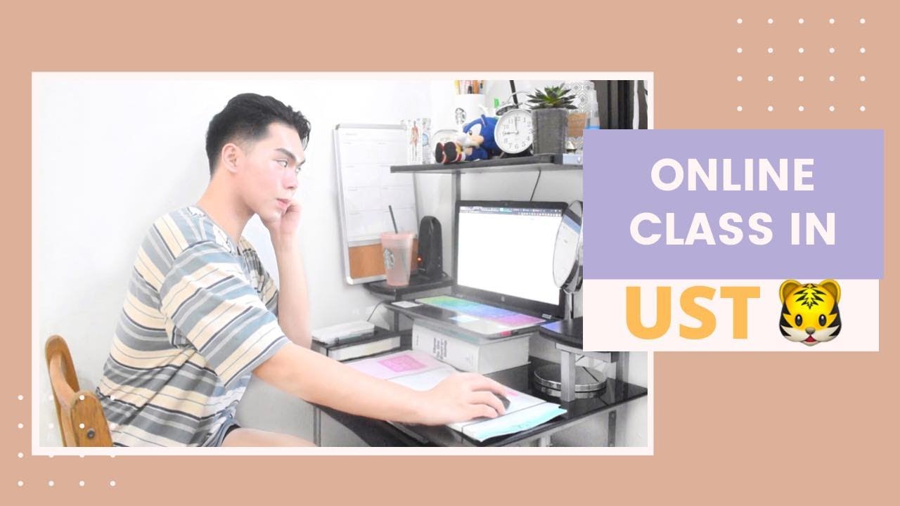 FIRST DAY OF COLLEGE IN UST 🐯 | Online Classes Edition (UST BS Pharmacy ...