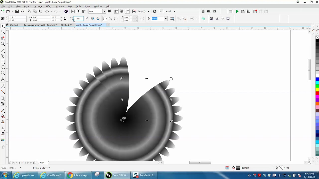 Corel Draw Tips & Tricks 3D Drawing Part 14 Interactive fill and more - YouTube
