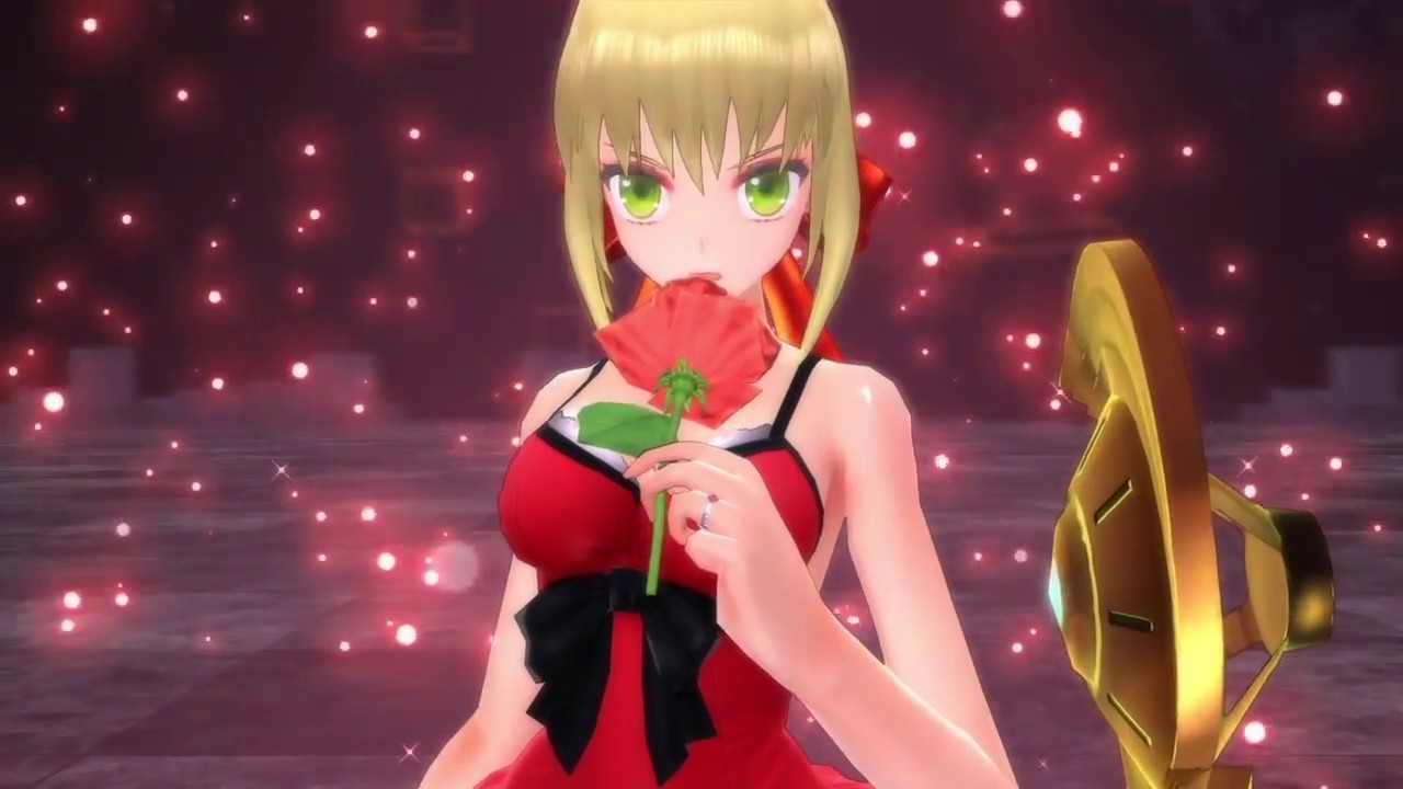 Fate/EXTELLA- Nero Claudius Sample Play - YouTube