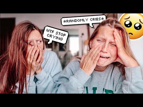 Randomly Crying to see How my Twin Sister Reacts!!