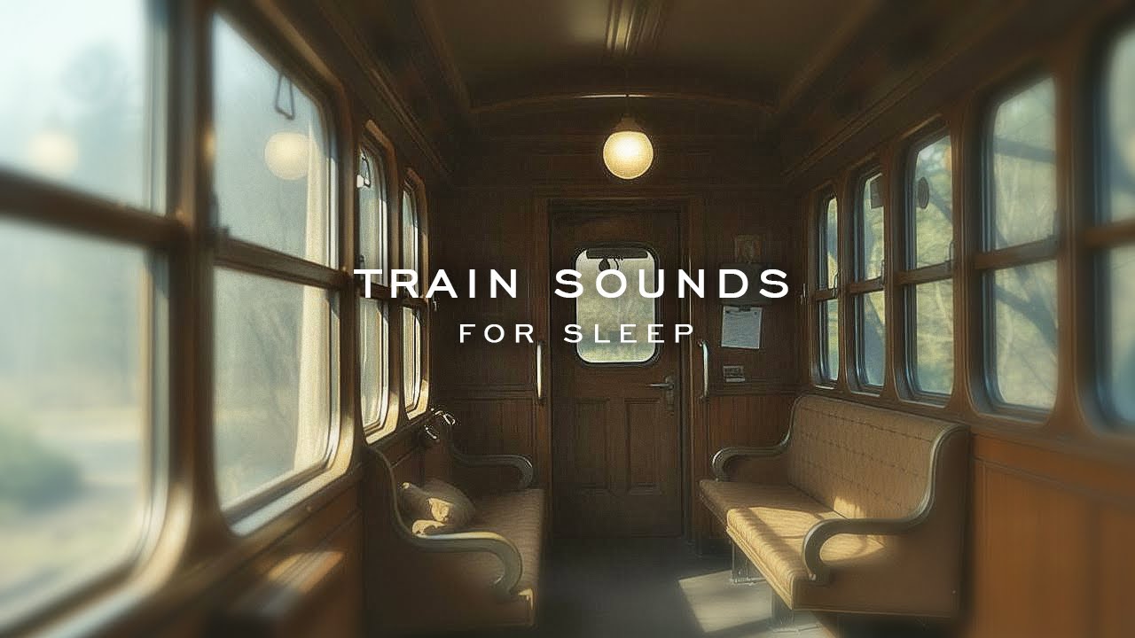 ONE HOUR OF TRAIN SOUNDS FOR SLEEP AND RELAXATION, MEDITATIVE ...