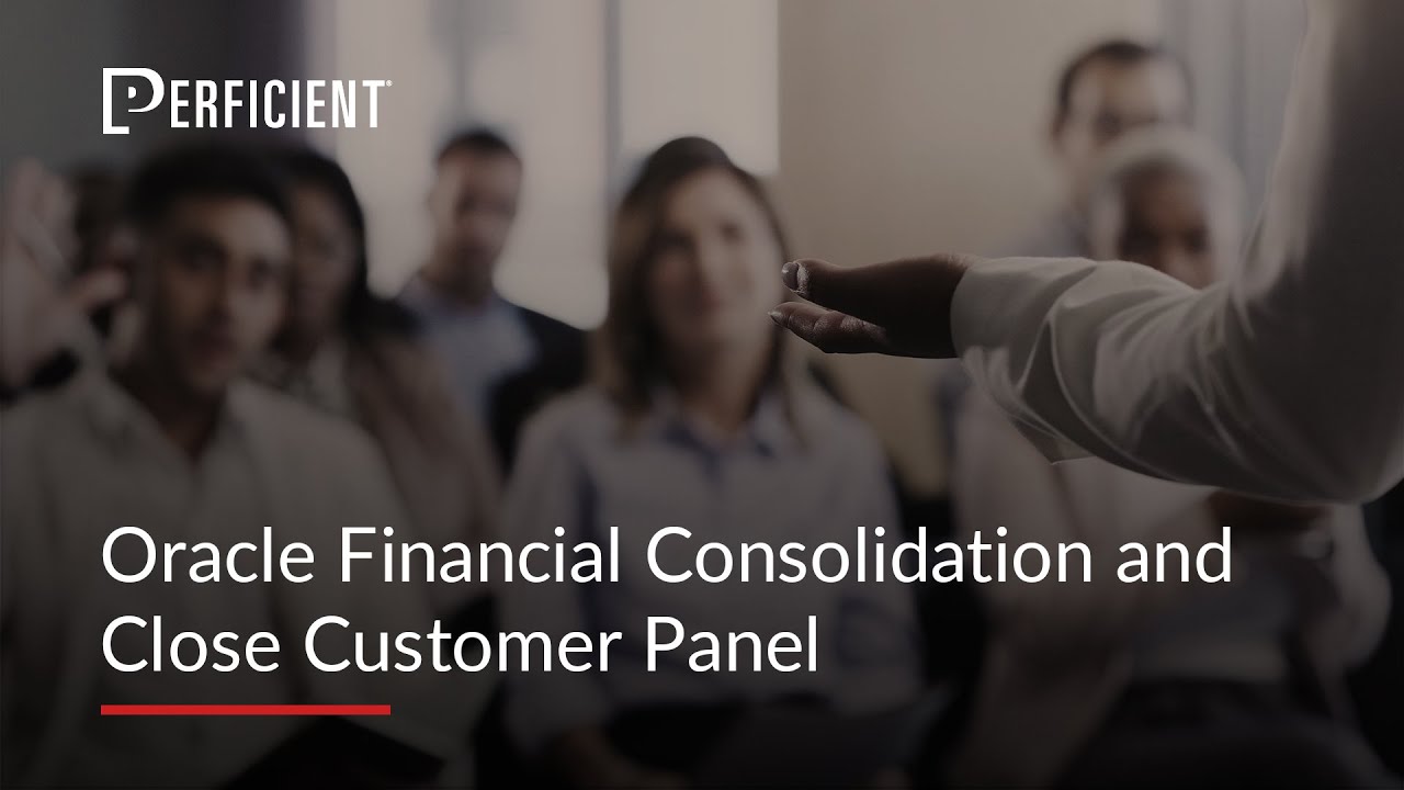 Oracle Financial Consolidation and Close Panel - YouTube
