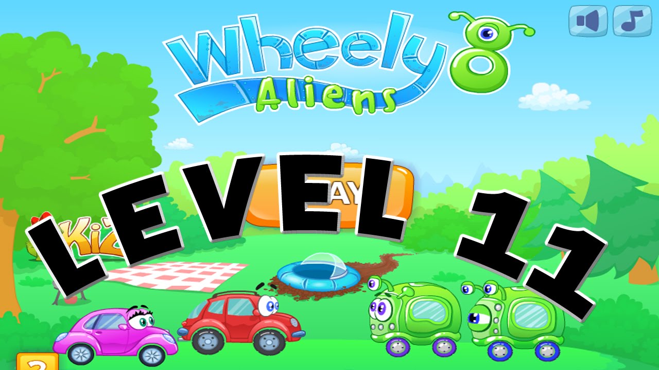 Wheely 8 Aliens Walkthrough Level 11 with 3 Stars - YouTube