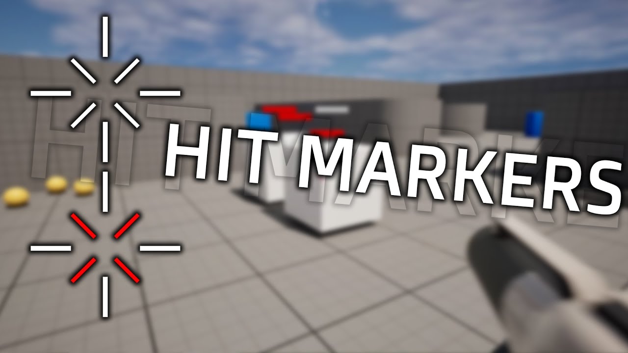 UNREAL ENGINE 5 | How to make HIT maker and KILL marker - YouTube