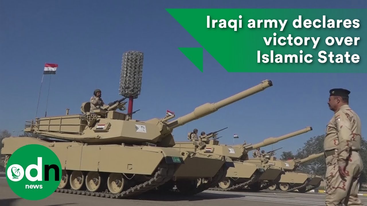Iraqi army declares victory over Islamic State - YouTube