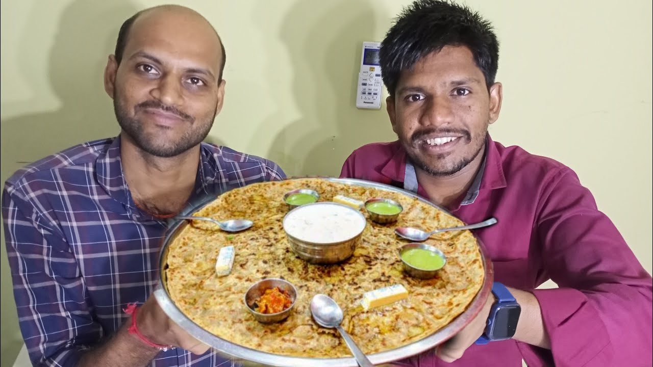 12 ALOO PARATHA EATING CHALLENGE | MASSIVE NEW WORLD RECORD | Food ...