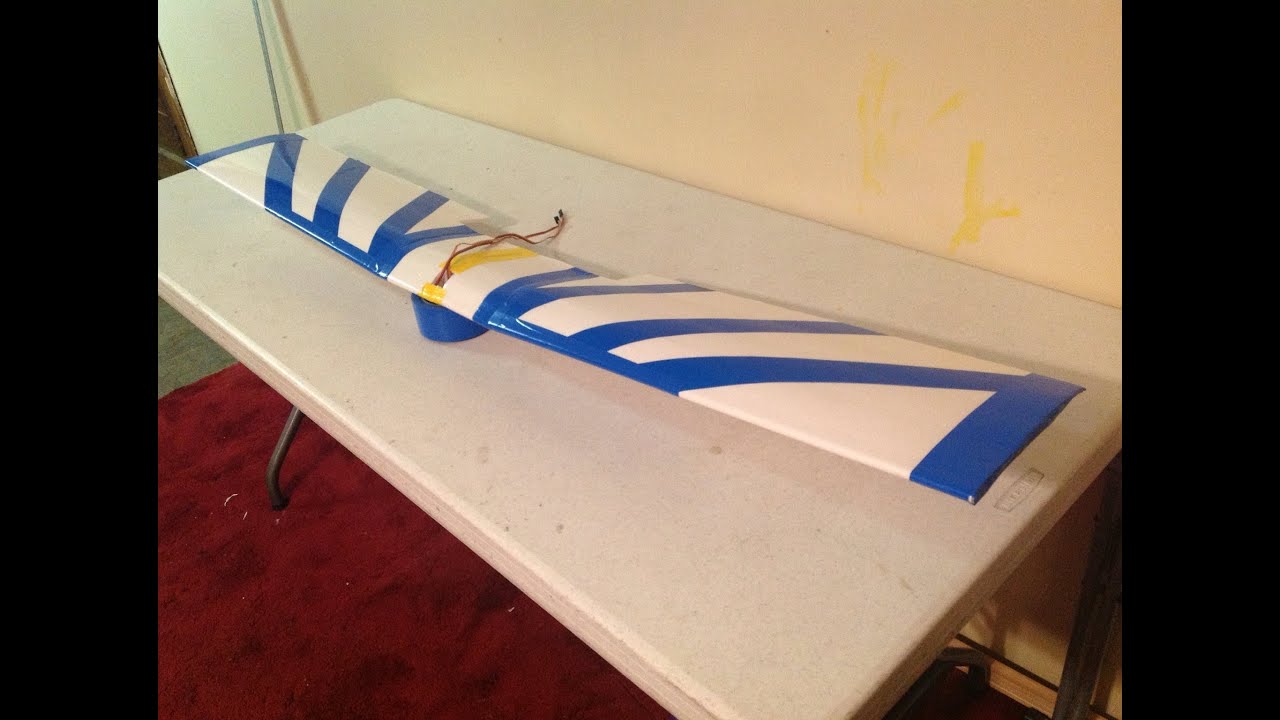 Twin Boom Armin Wing Build with Dihedral - YouTube