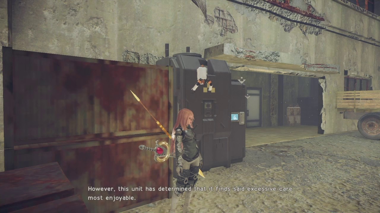 Nier:Automata A2 pet the pod until reached the maximum level of ...