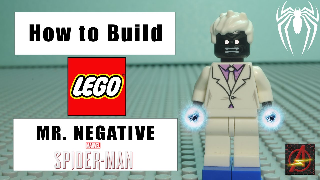 Lego Purist Custom Figures From Left To Right: Mr Negative,