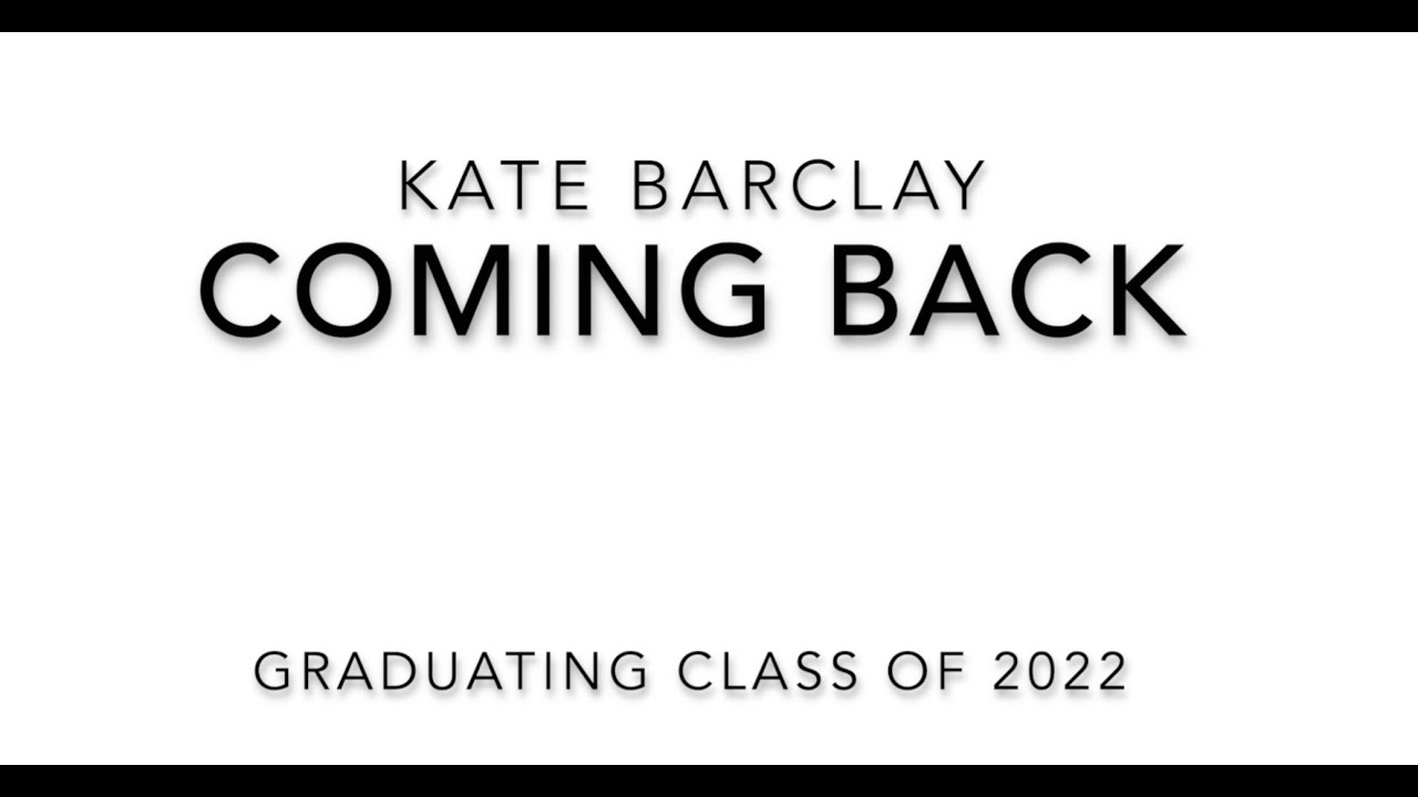 Kate Barclay : Coming Back - YouTube