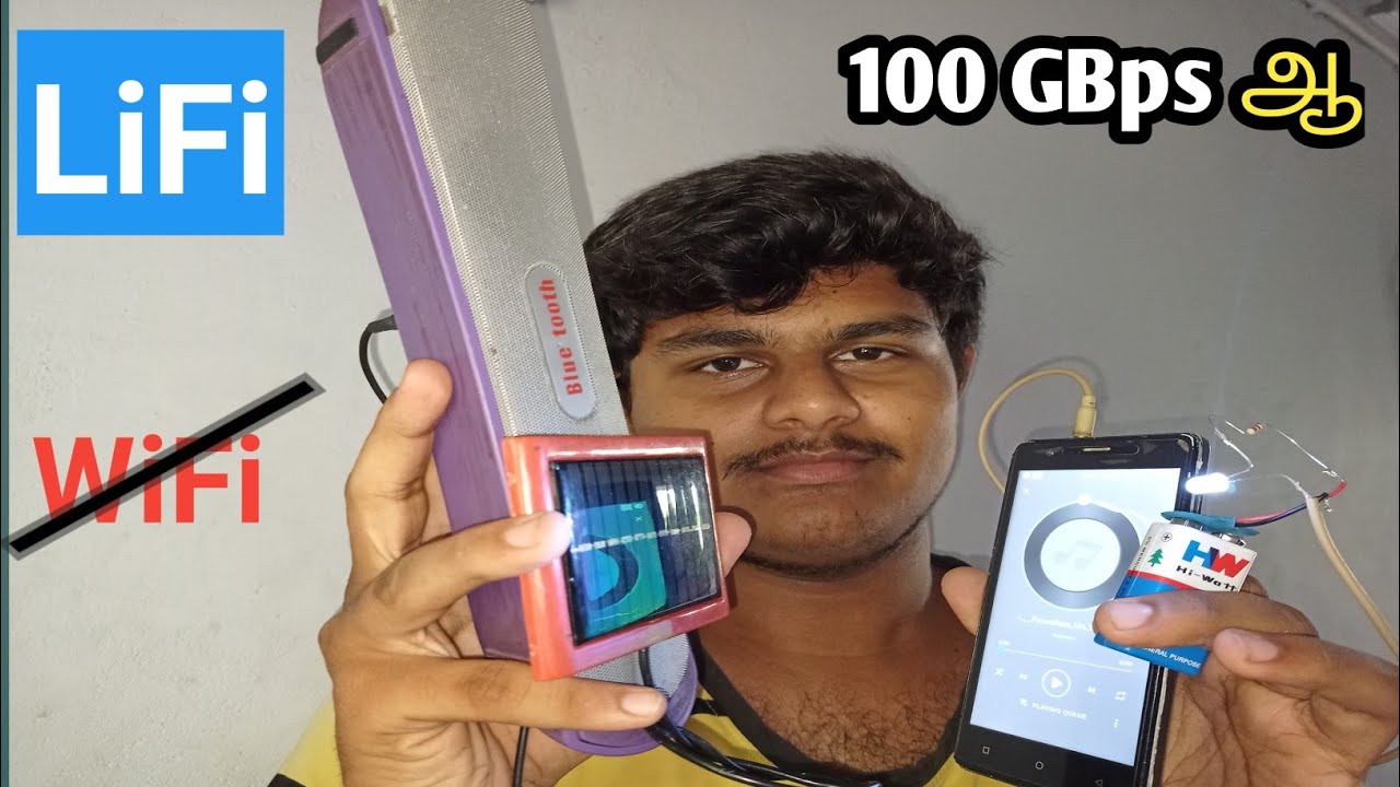 LiFi Data transfer making| மின்னல் வேகத்தில் Data| How to make LiFi ...