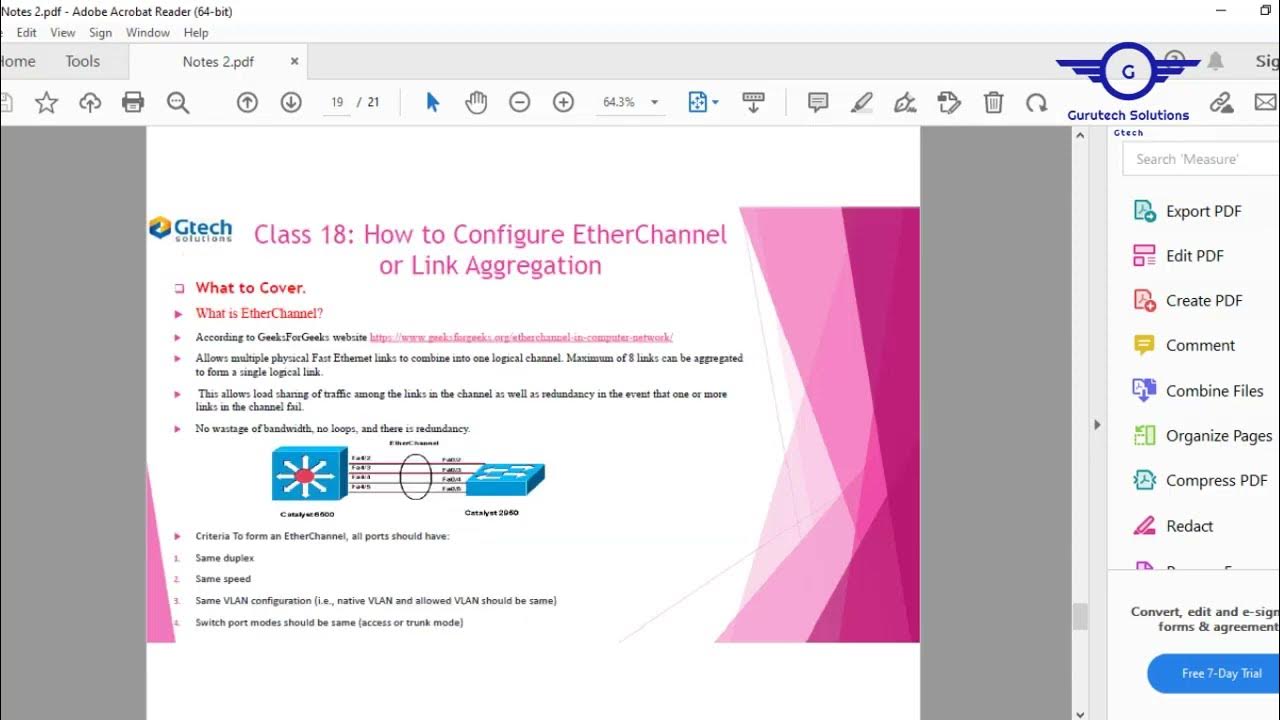 [LIVE CCNA Training] | Spanning Tree Protocol STP and EtherChannel Basics PAGP LACP - YouTube