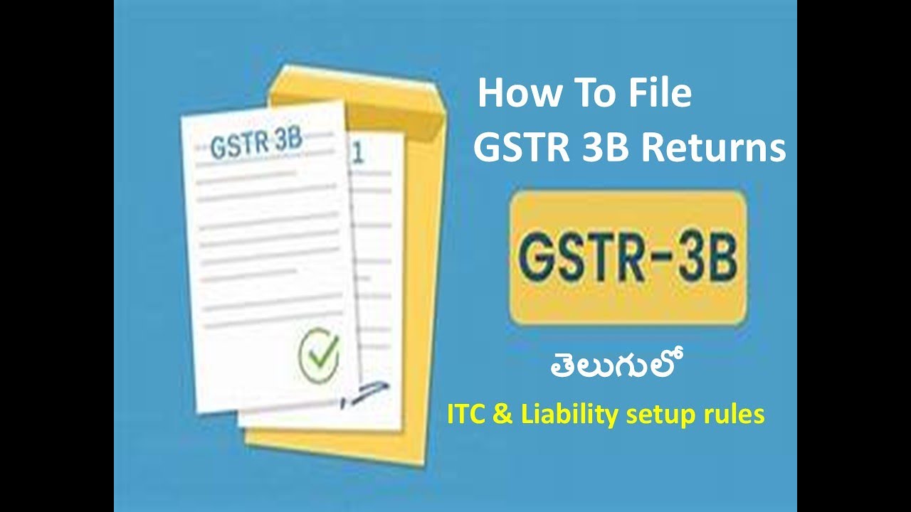 how To file GSTR 3B Returns In Telugu | how to file gstr 3b | gstr 3b ...