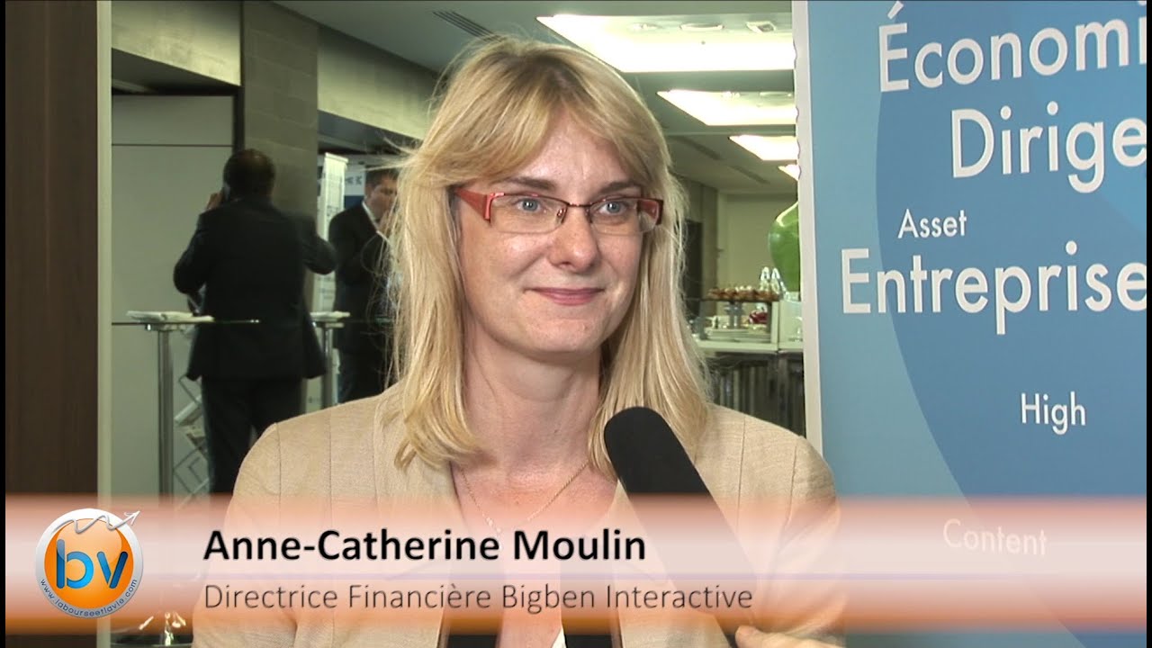 Anne-Catherine Moulin Directrice Financière Bigben Interactive - YouTube