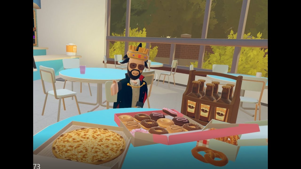 rec room café food mukbang - YouTube