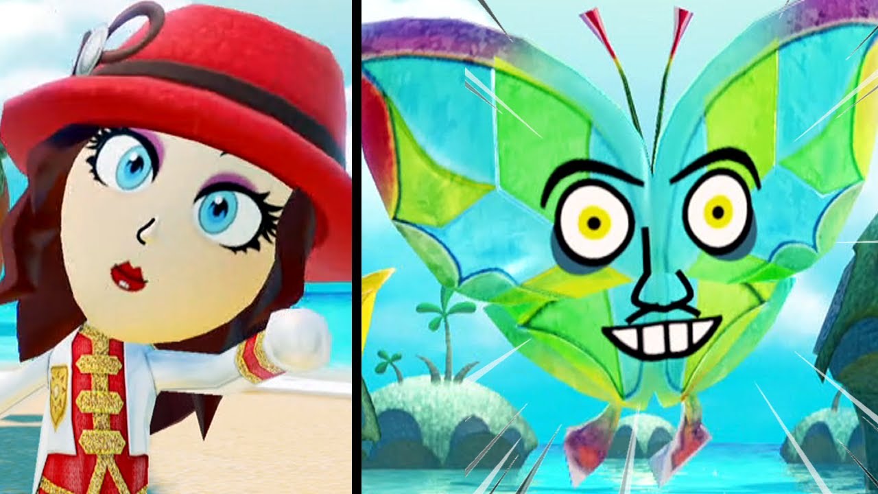 Super Mario Miitopia - Rainbow Butterfly Traveler Boss Battle (Switch ...