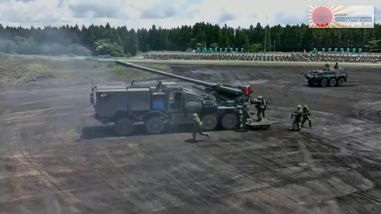 【JGSDF】Type 19 155 mm Wheeled Self-propelled Howitzer【Fuji Firepower ...