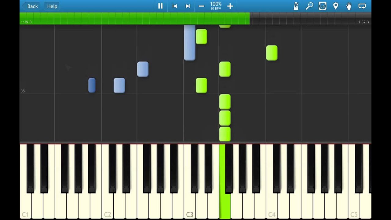 Da Capo - Deep Inside The Eyes [Synthesia Piano] - YouTube