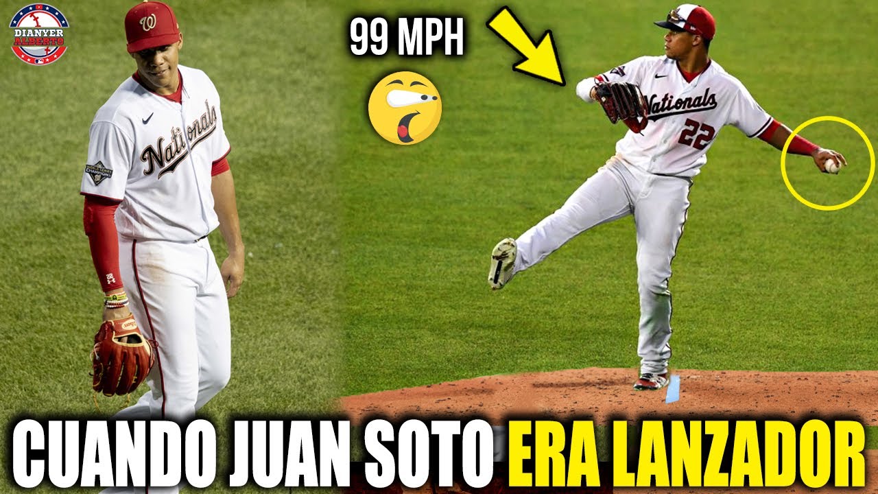Cuando JUAN SOTO Era Lanzador | Así Fueron Los Inicios de Juan Soto en el Béisbol | MLB - YouTube